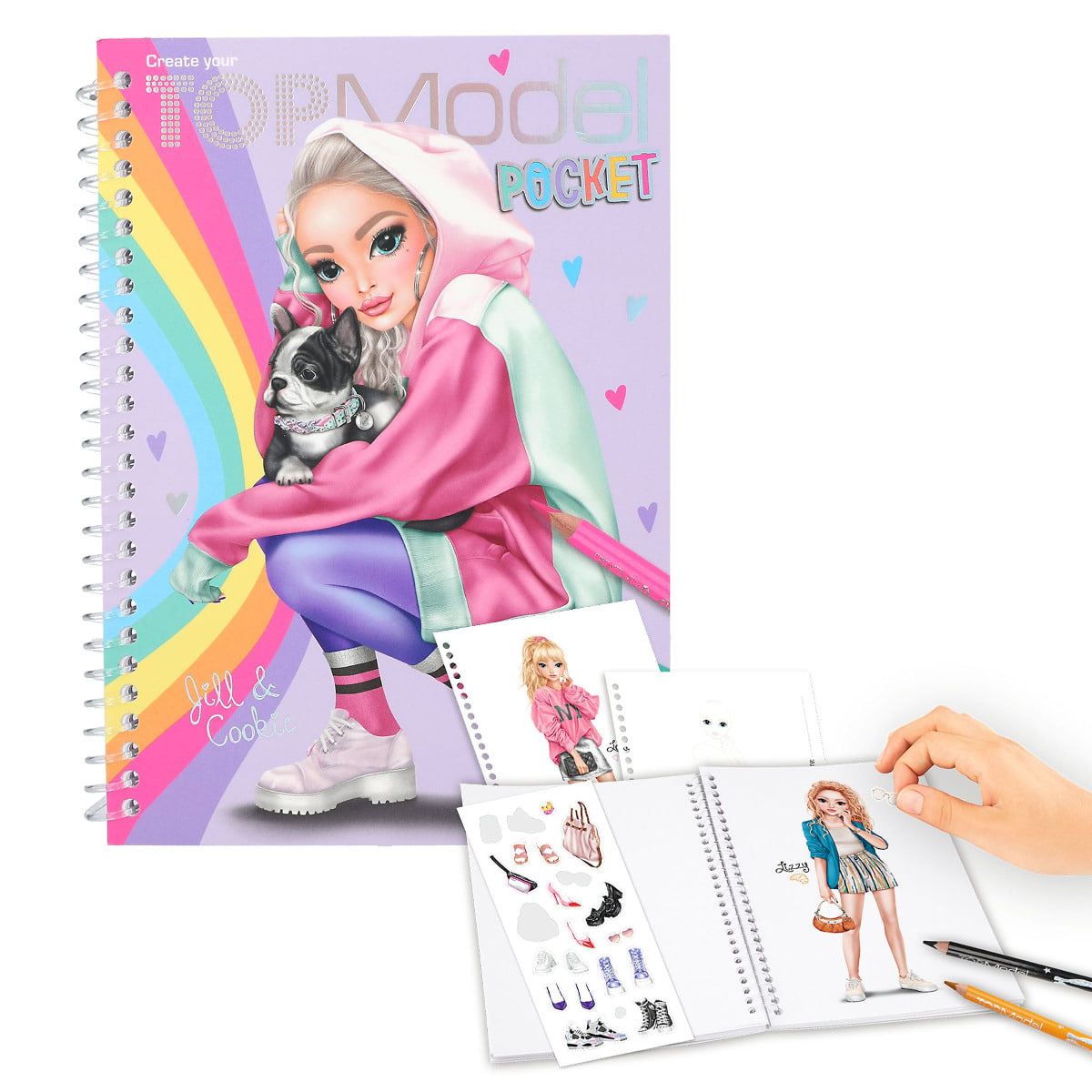 TOPModel Pocket Malbuch