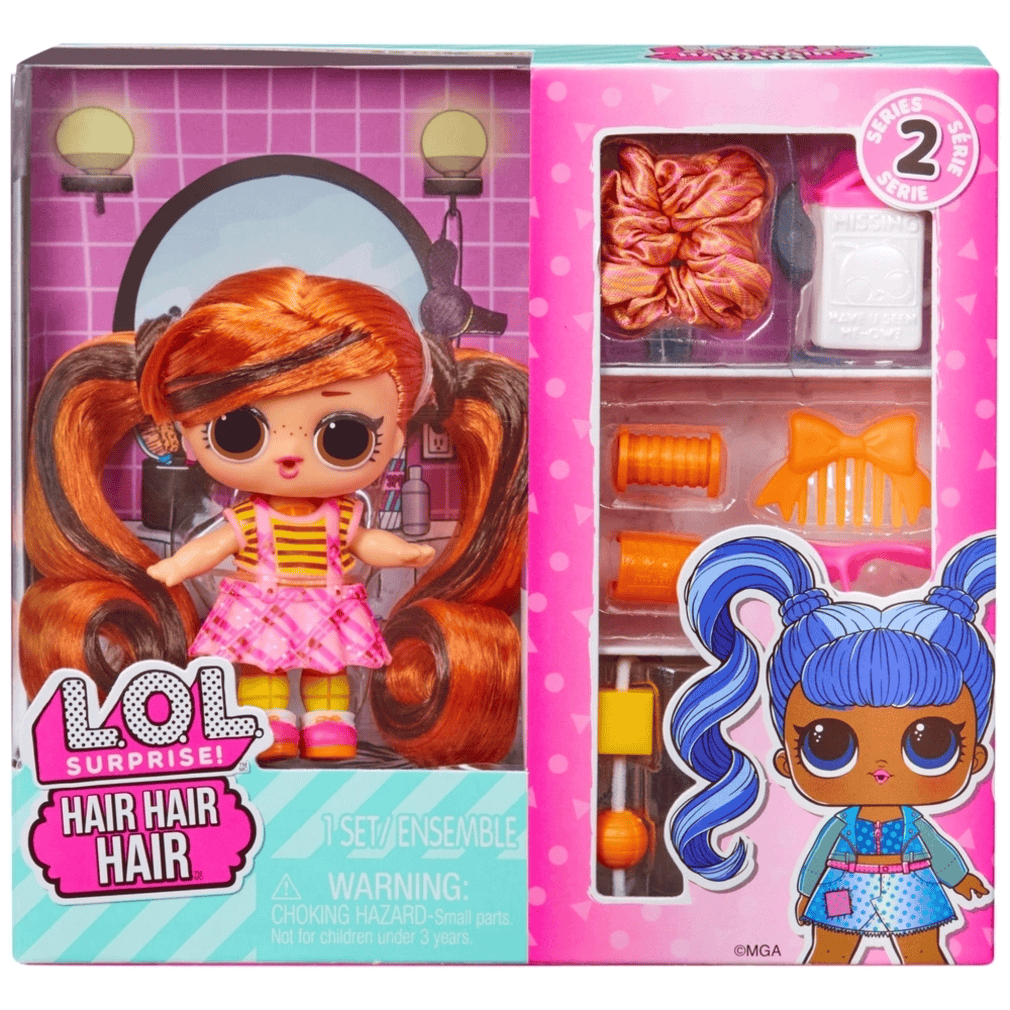 L.O.L. Surprise Hair Hair Hair Doll - Orange Hair