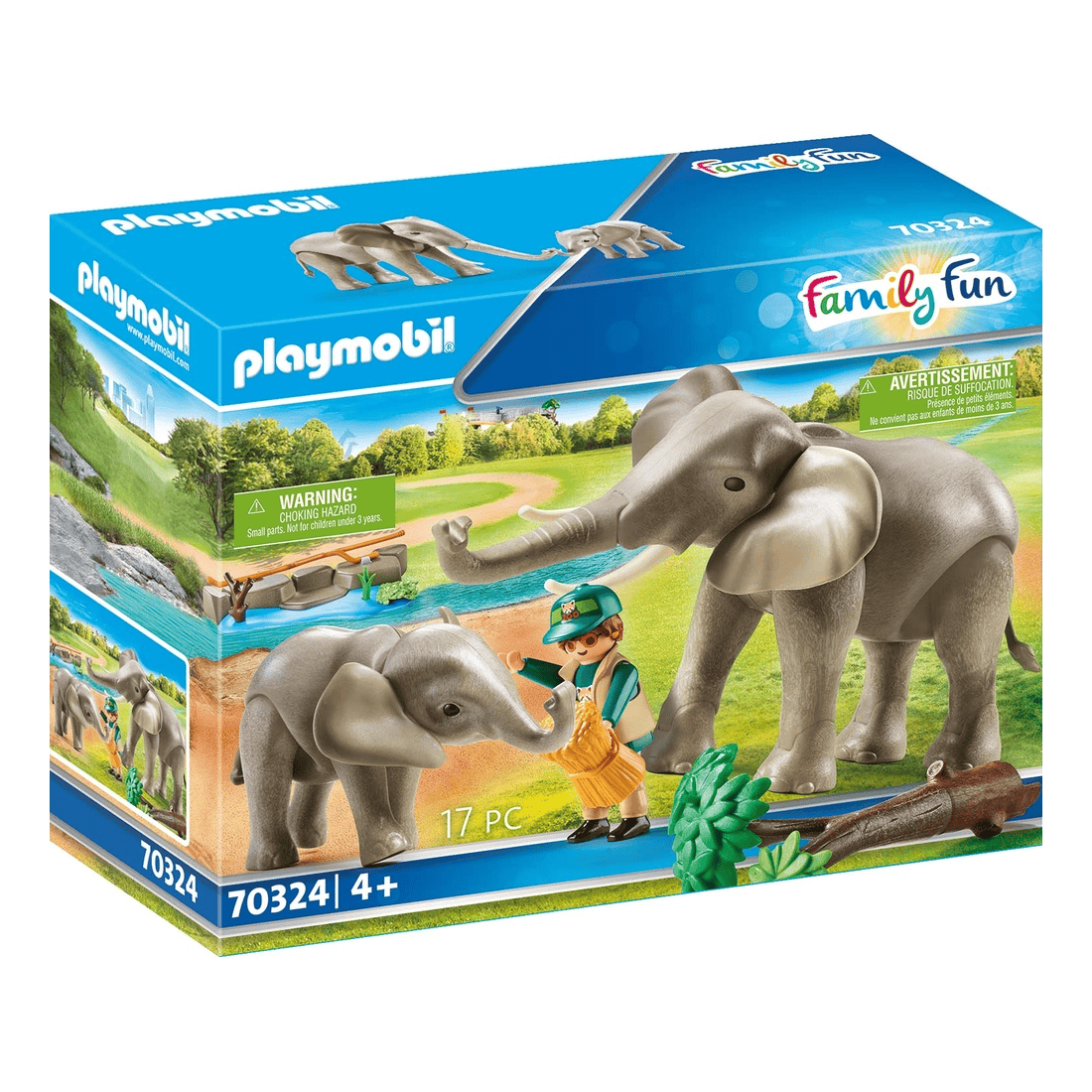 Playmobil Elephant Playmobil Set: 3493 Mama And Baby Elephant