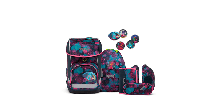 ergobag cubo light Schulranzen-Set KorallBär