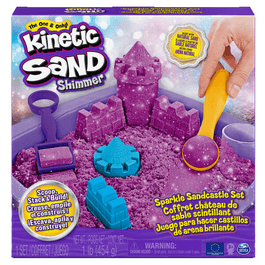 Kinetic Sand - Sand Box Set Shimmer Lila (454g)