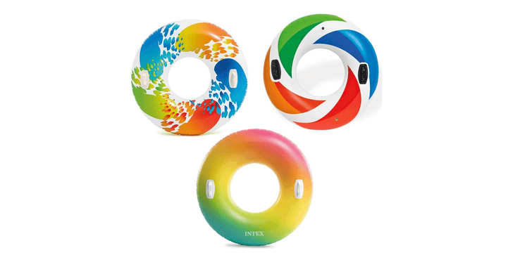 INTEX 58202EU Schwimmreifen Color mit Griff - Blindpack