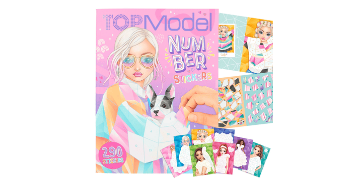 TOPModel Number Sticker Fantasy