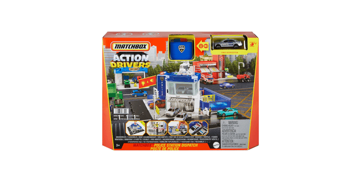Matchbox Action Drivers Police Station Playset